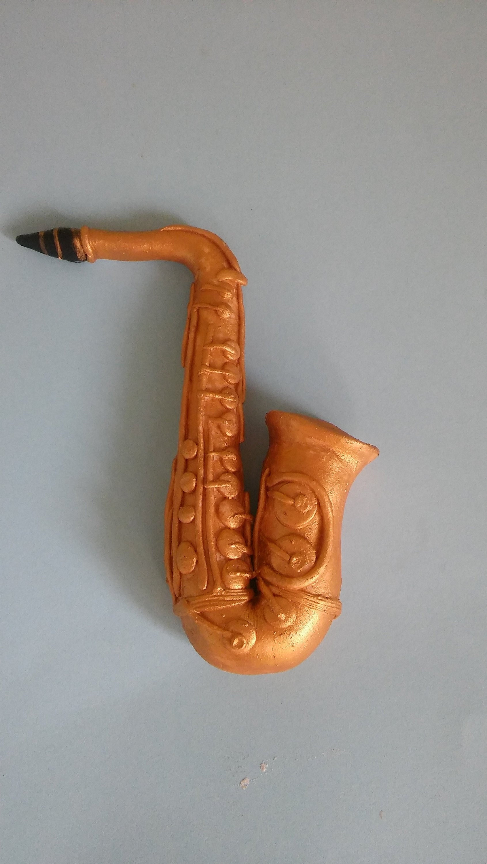 Saxophone Fondant Cake Topper Musician Cake Topper Handmade Edible Cake ...