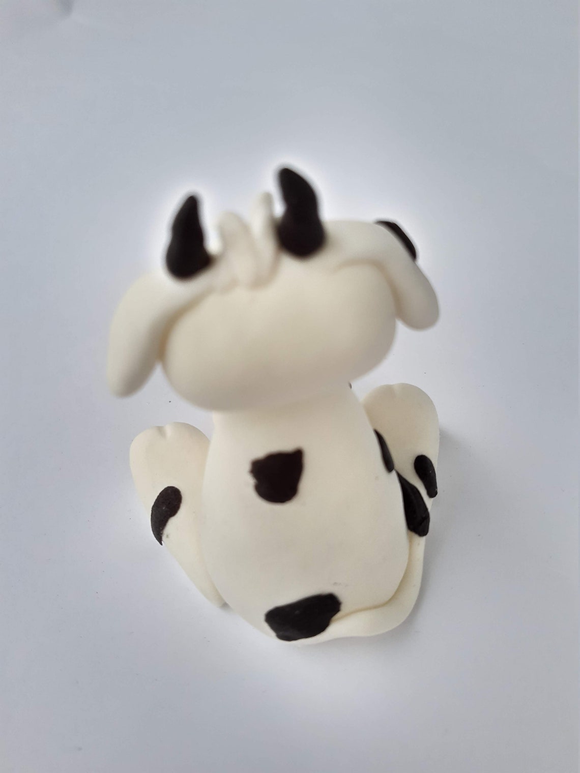 Pastel fondant vaca Topper hecho a mano Toppers pastel - Etsy España