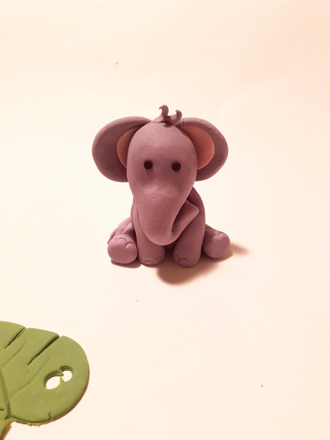 Elephant Cake Topper Fondant Jungle Animal Safari Themed Cake Toppers ...