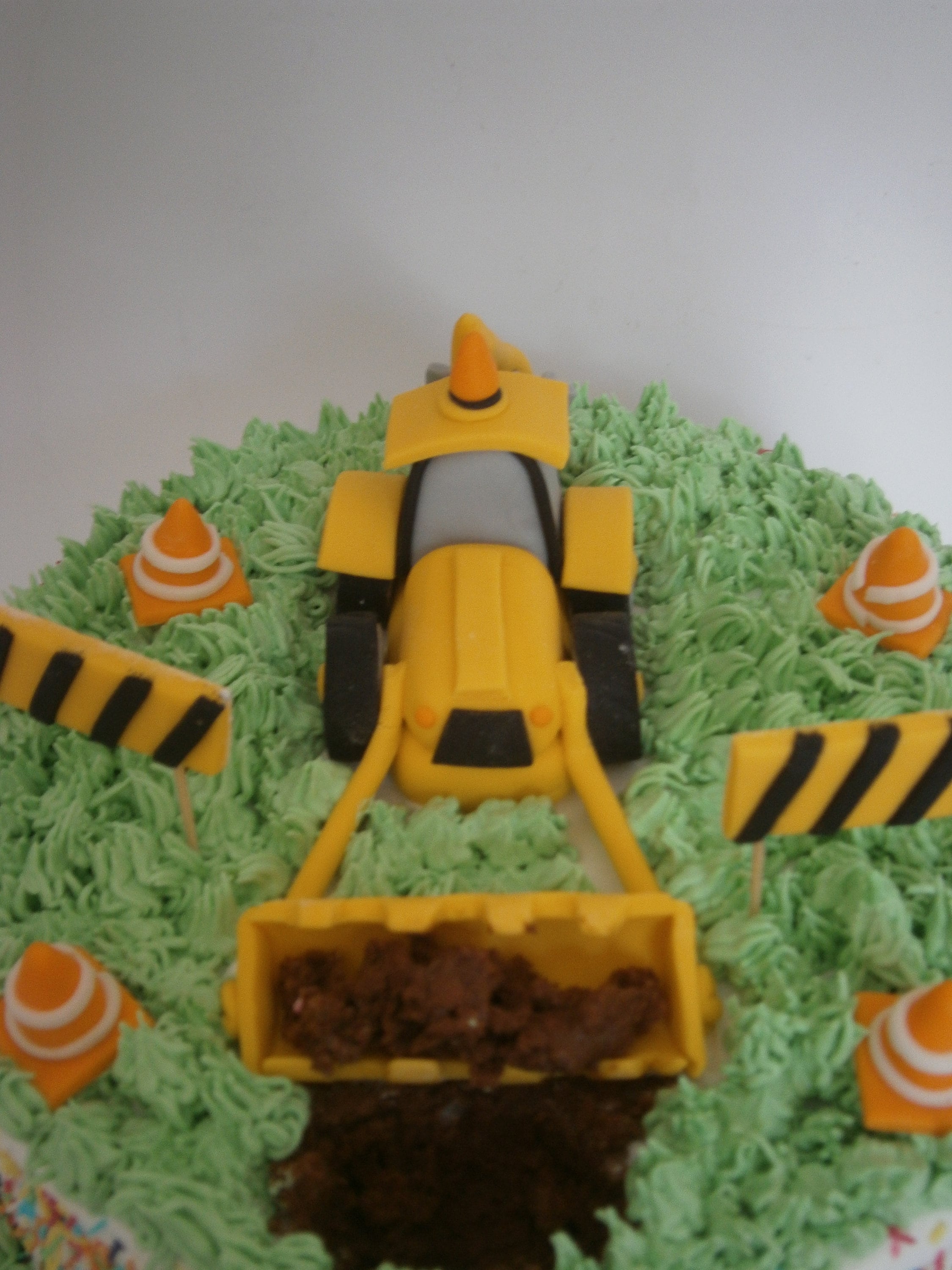 Digger and Builder Fondant Cake Topper Construction Worker Topper Boys ...
