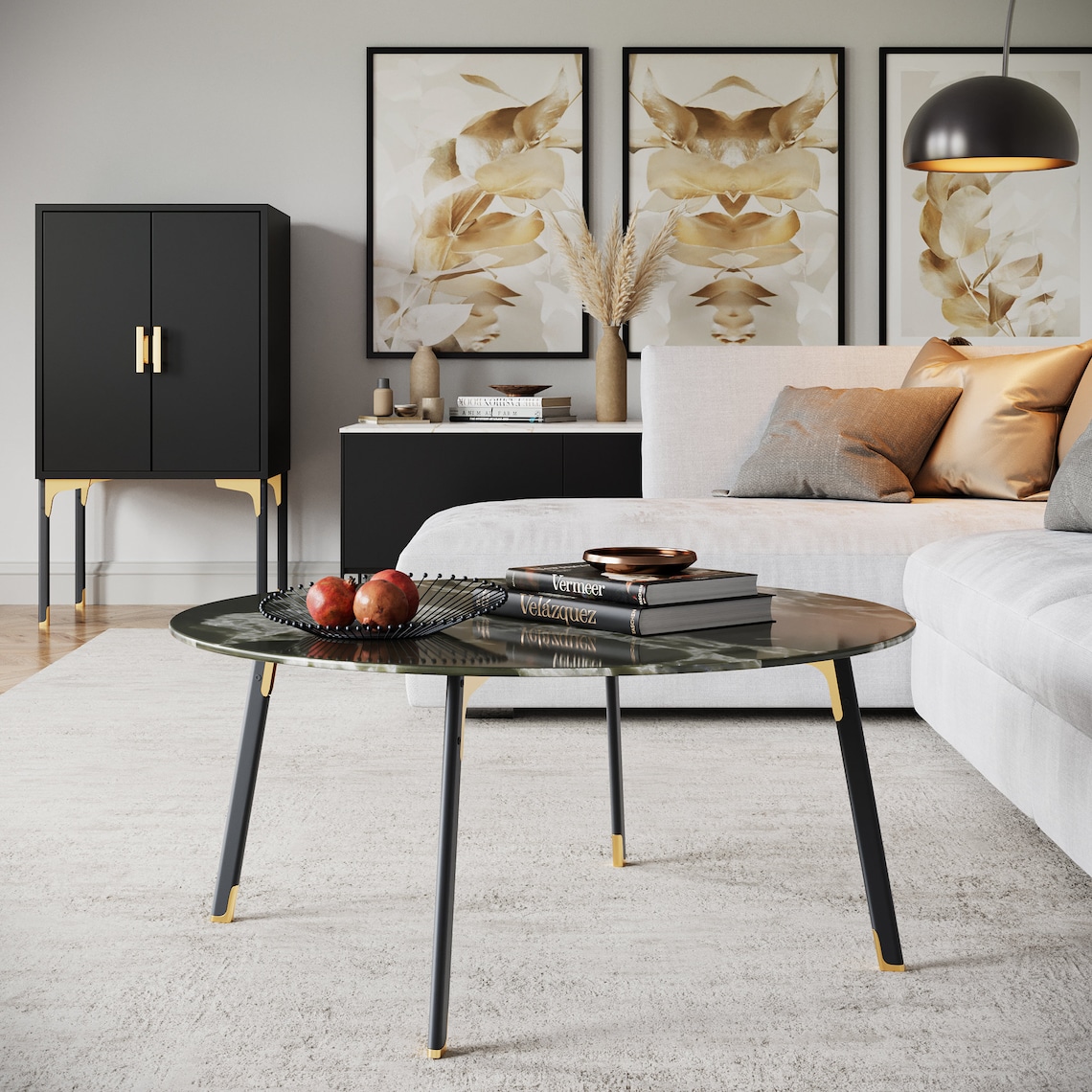 Brass Coffee Table Legs, Tapered Metal Furniture Legs, Set of 4 - Etsy