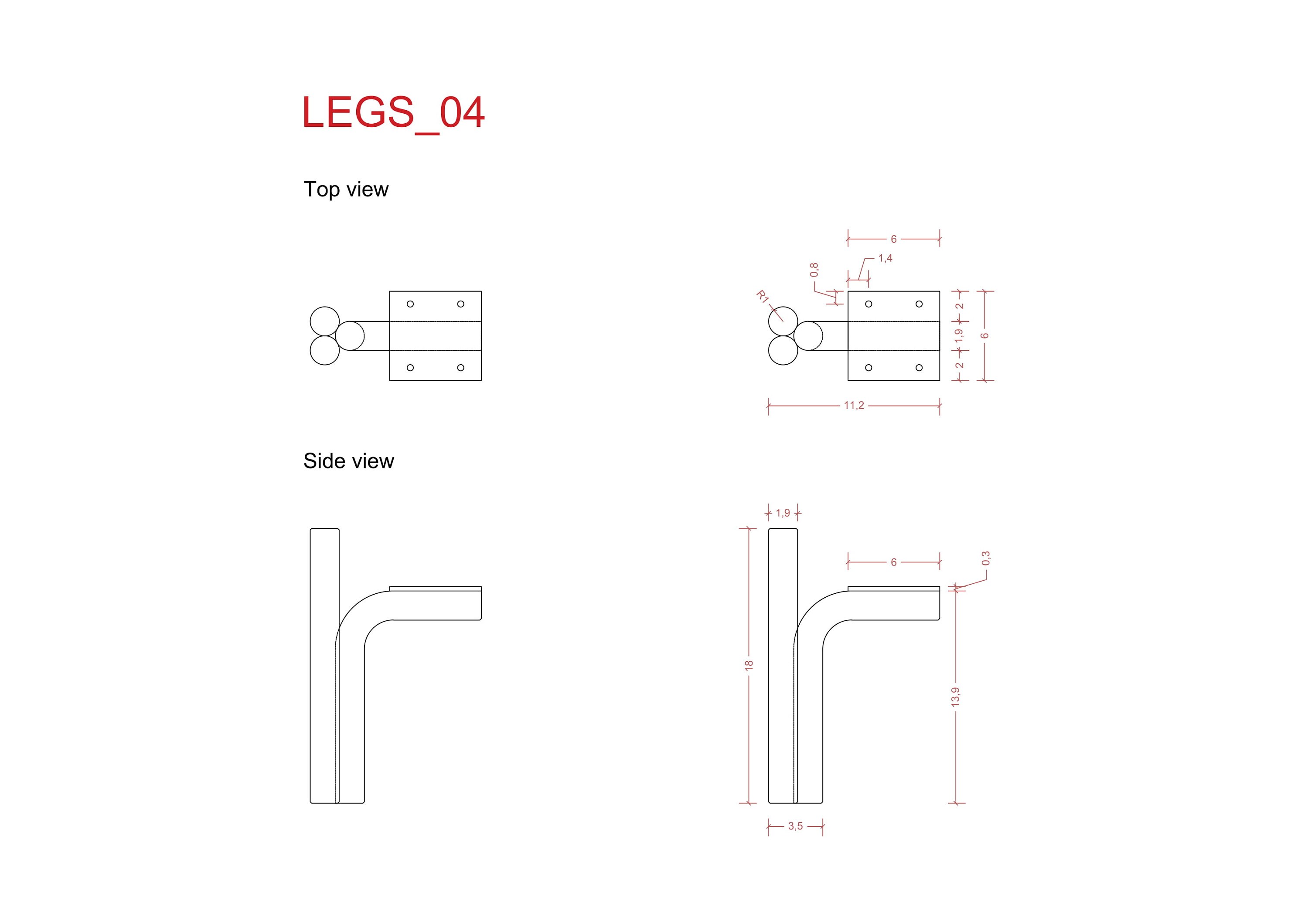 Set of 4 Brass Cabinet Legs Brass Furniture Legs Metal Bench | Etsy
