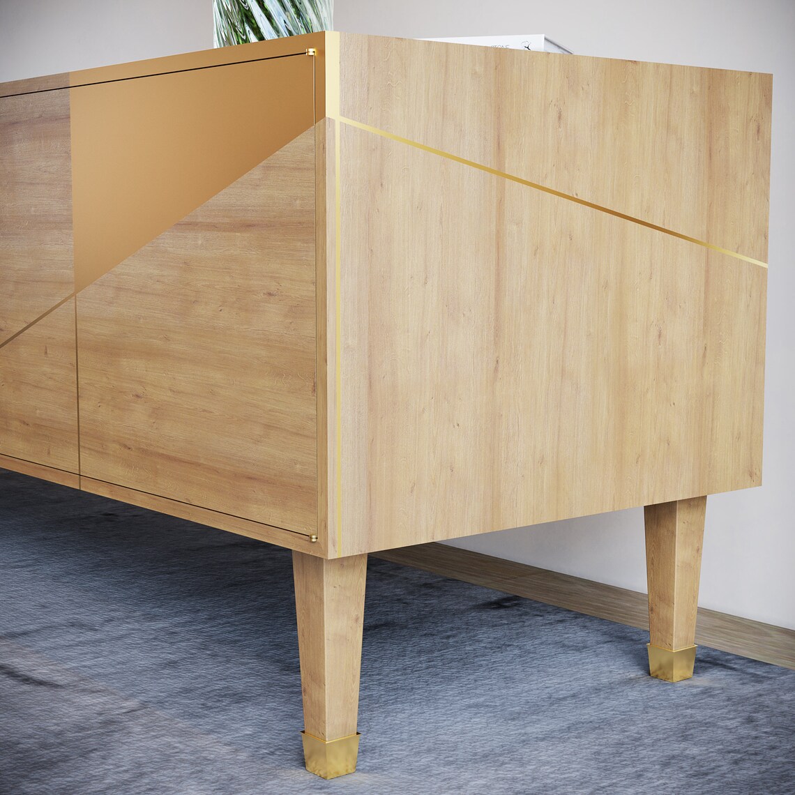 Gold Metal Leg Cap Brass Leg Cap Gold Ferrule Brushed Brass - Etsy