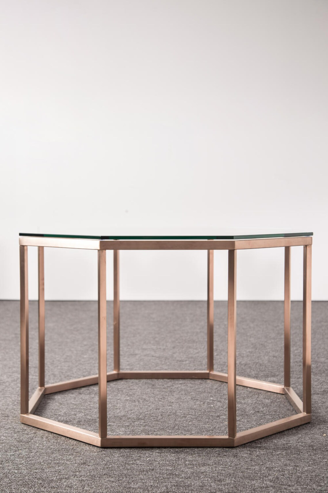 Modern Coffee Table, Hexagon Coffee Table, Home Decor, Mid Century ...