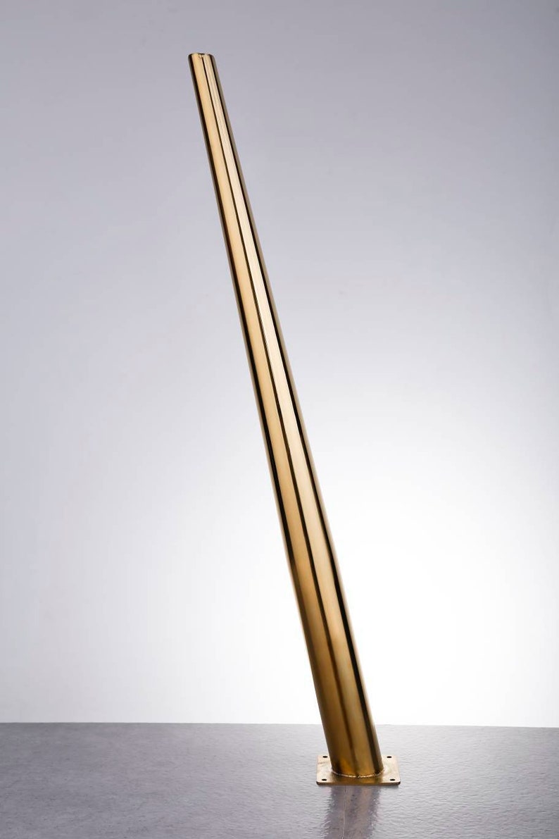 Set of 4 Gold Tapered Dining Table Metal Legs, Dining Table Legs, Live ...