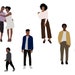 Flat Vector People Pack [family] - Clipart AI EPS PNG Human Person Man ...