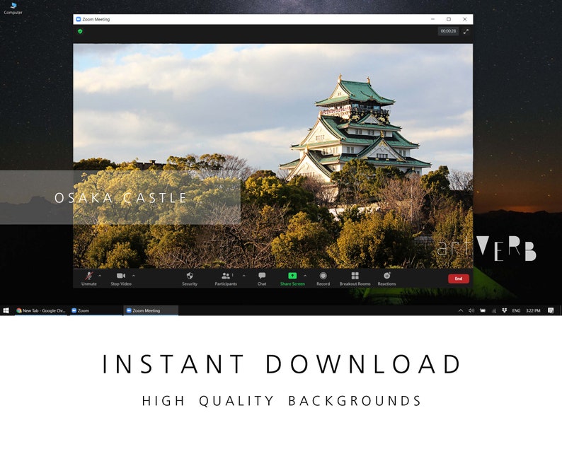 Zoom Background Pack japan Architecture Japanese Scenery Virtual ...