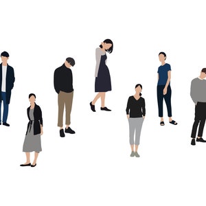 Flat Vector People Pack [office Modern/student/fashion/minimalist ...