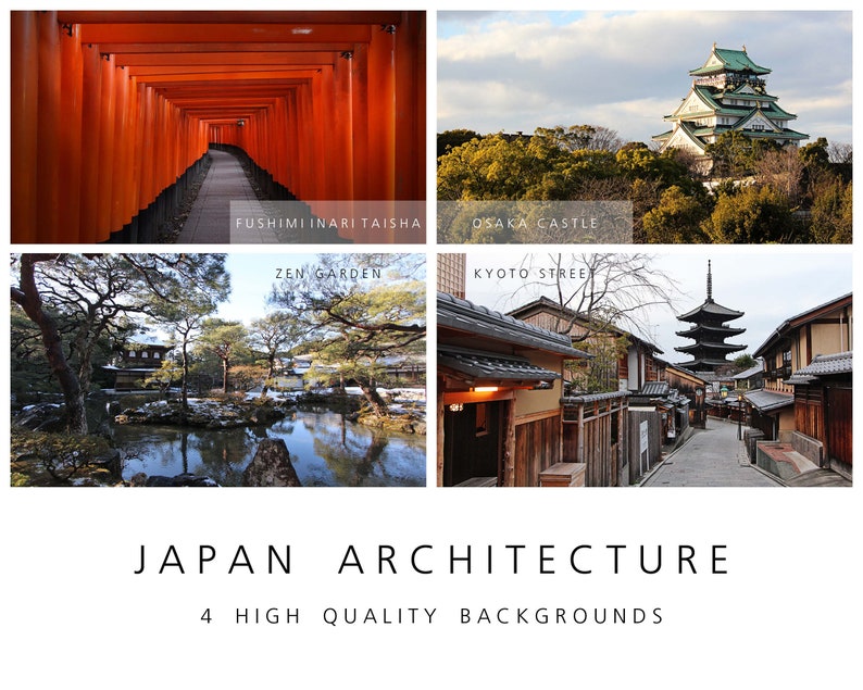 Zoom Background Pack japan Architecture Japanese Scenery Virtual ...