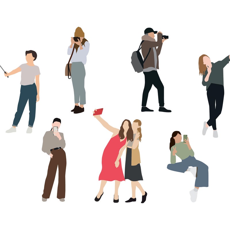 People Illustration - Etsy