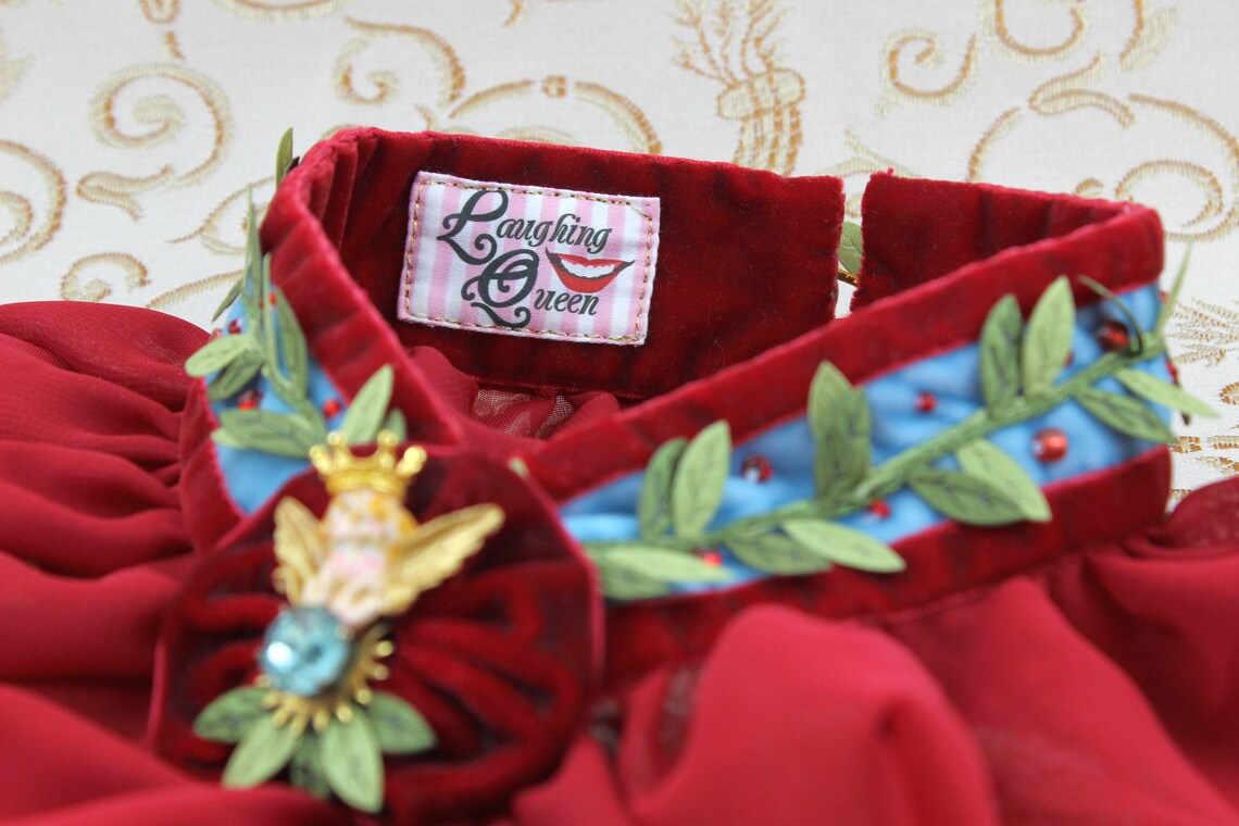 Napoleon's Dessert Ribbon Necklace - Etsy