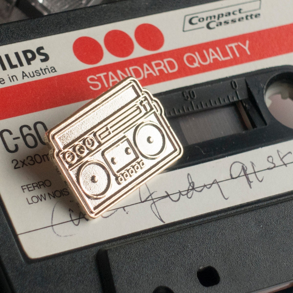 BOOMBOX ENAMEL PIN - Etsy