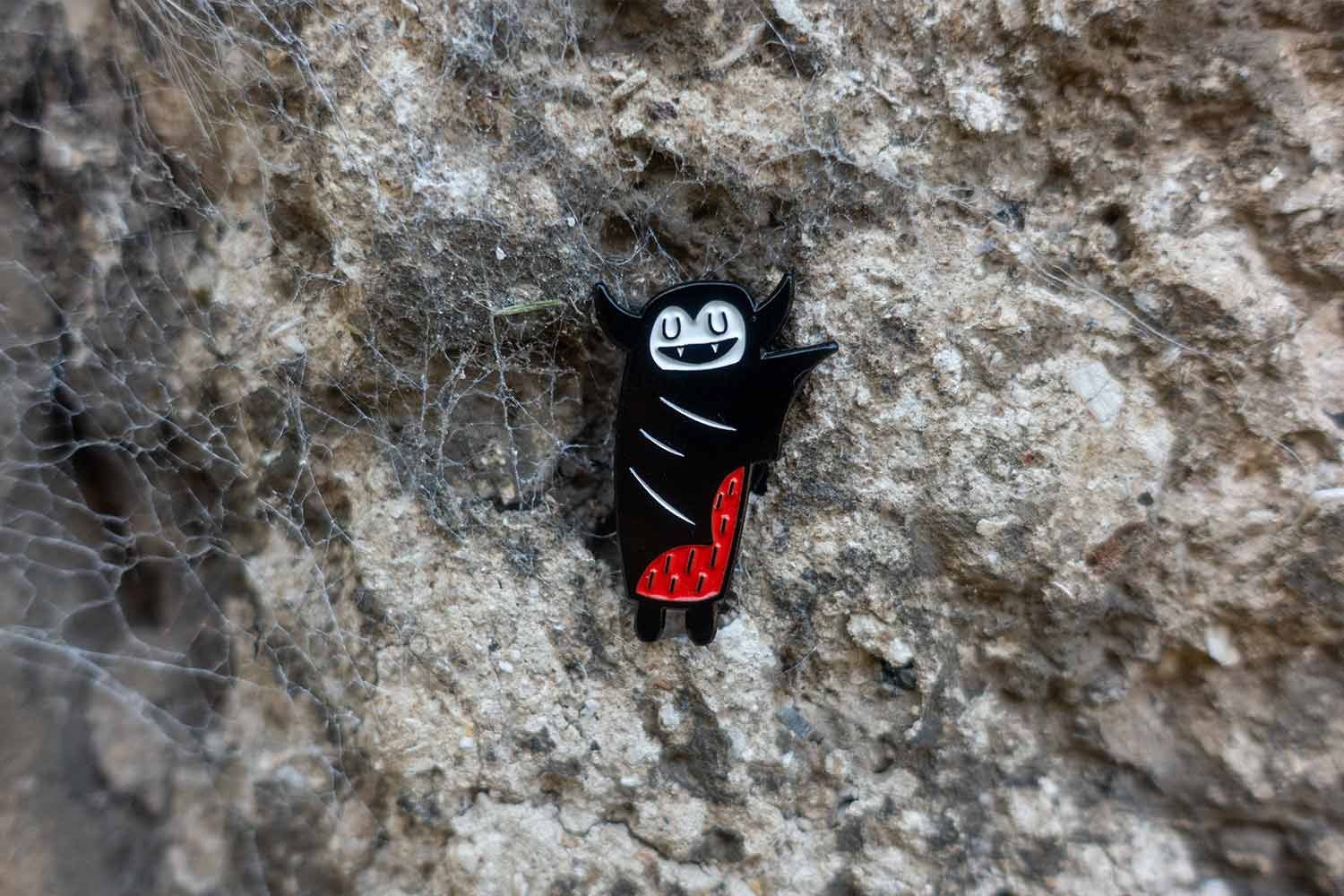 Vampire Enamel Pin - Etsy