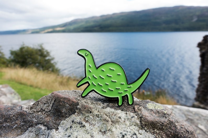 NESSIE ENAMEL PIN - Etsy