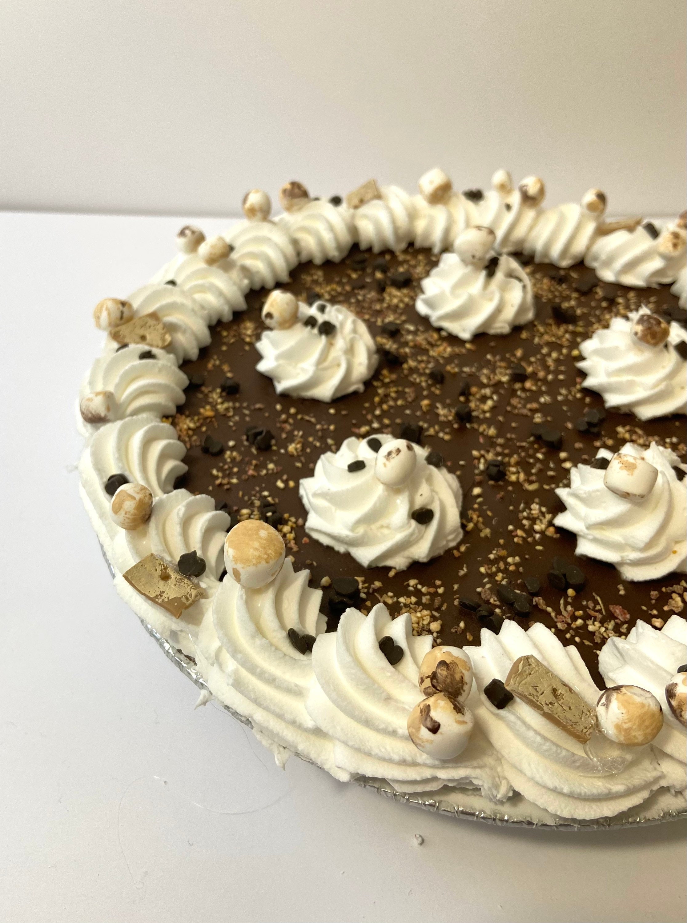 Smores Fake Pie Chocolate Fake Pie Fake Food Decorations - Etsy