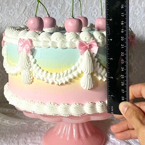 Rainbow Fake Cake, Pastel Rainbow Faux Cake, 8 Inch Cake - Etsy