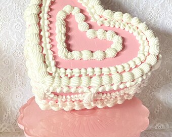 Fake Purple Heart Cake - Etsy