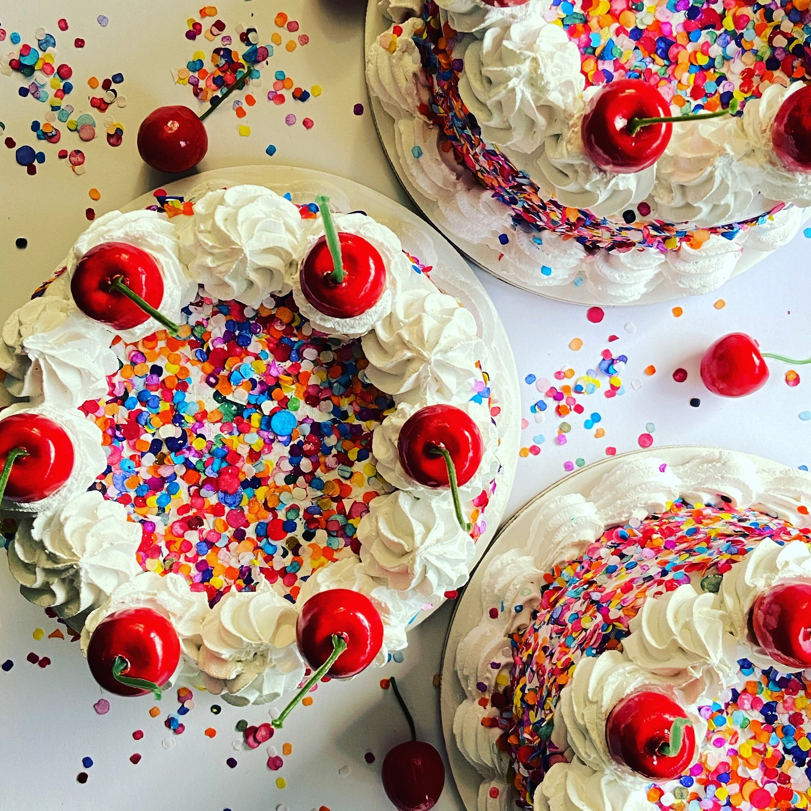 Rainbow Fake Cake 6 Inch Faux Cake Sprinkles - Etsy