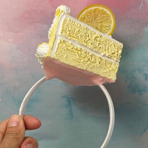 Lemon Fake Cake Headband Lemon Fake Slice Lemon Party Hat - Etsy