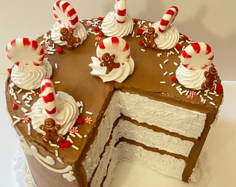 Fake Christmas Cake - Etsy