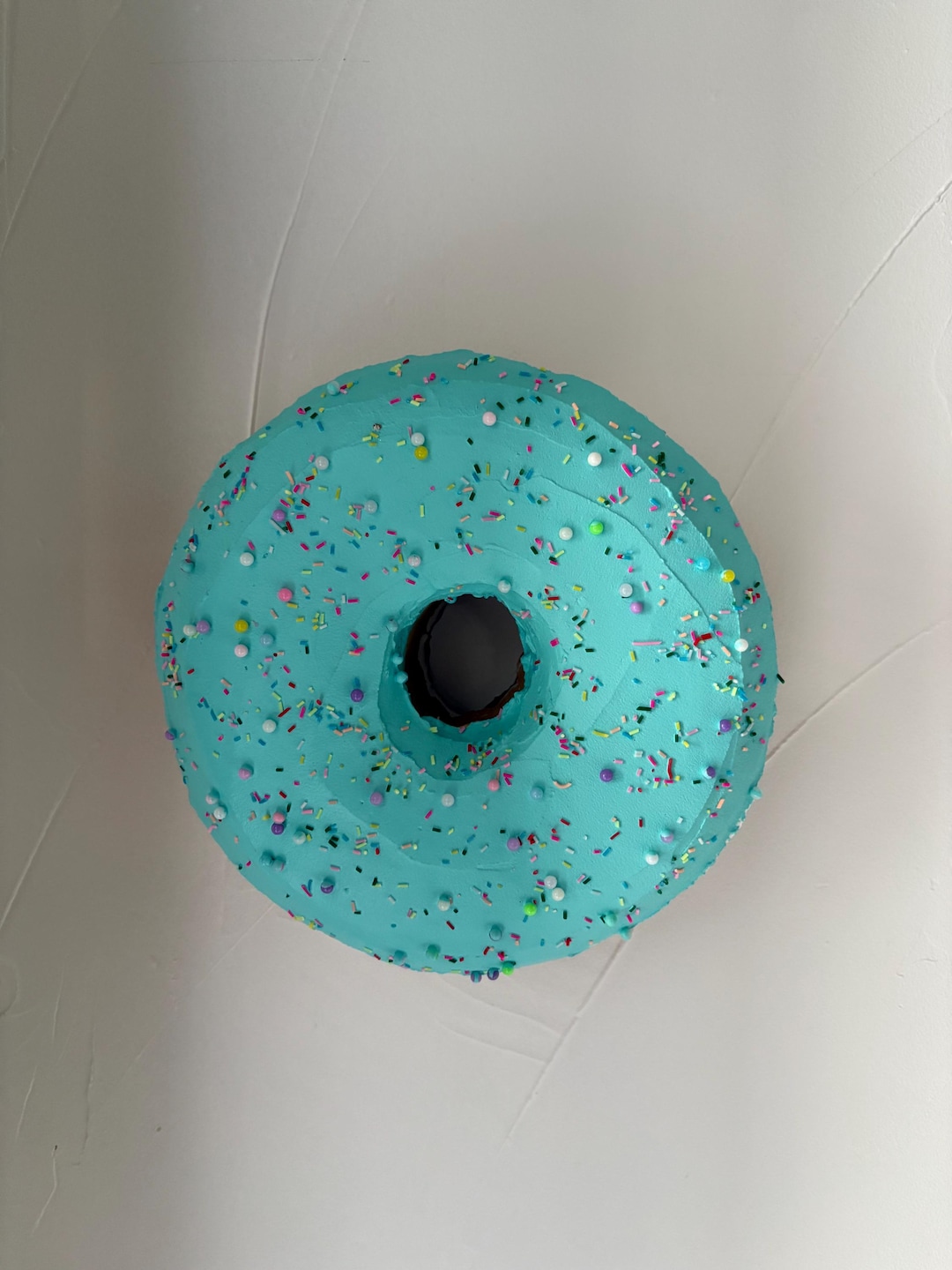 Turquoise Fake Donut, Donut Wall Decorations, Wall Hanging, Rainbow ...