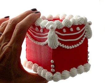 Fake Christmas Cake | Etsy