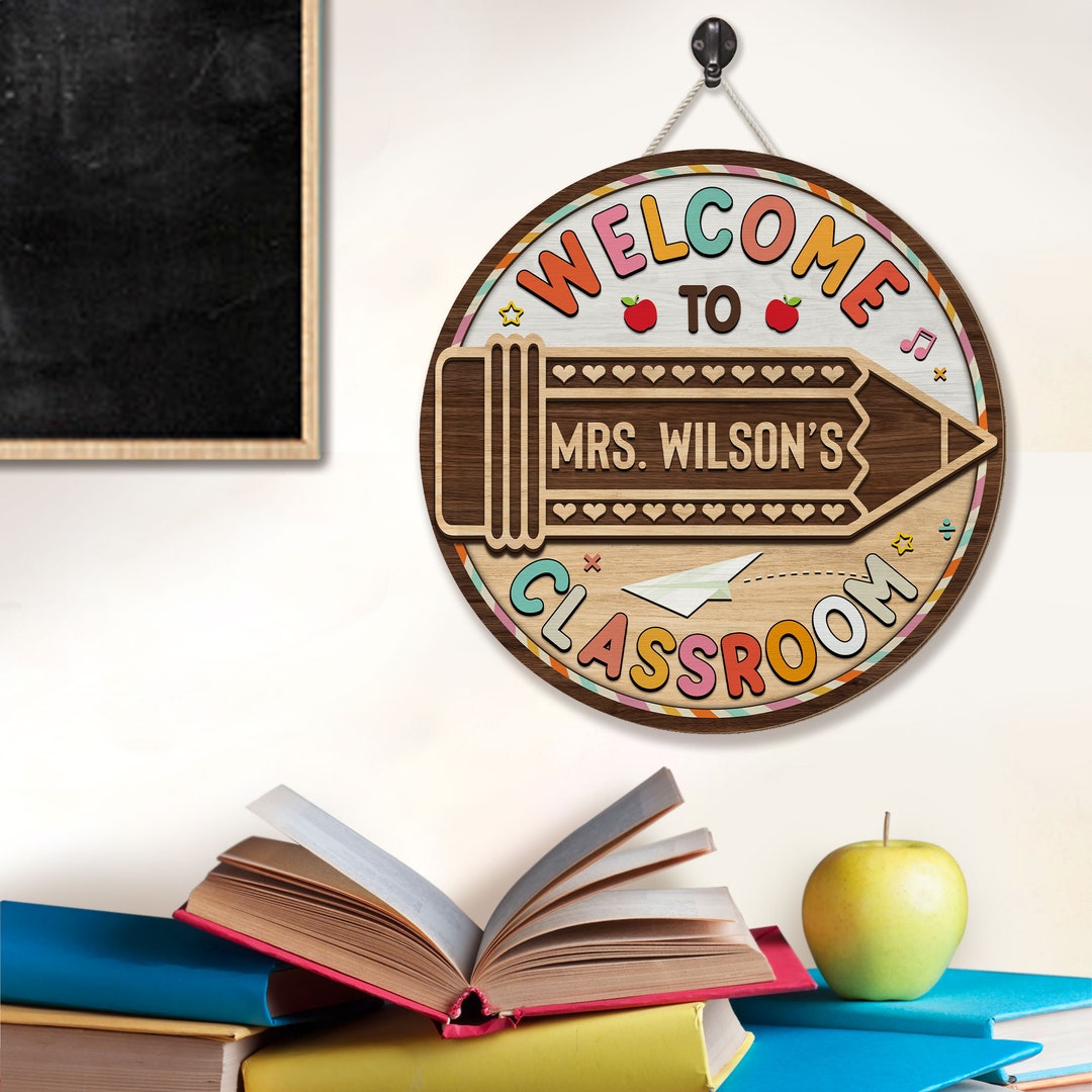 Personalized Teacher Appreciation Gifts. Pencil Teacher Signs for ...