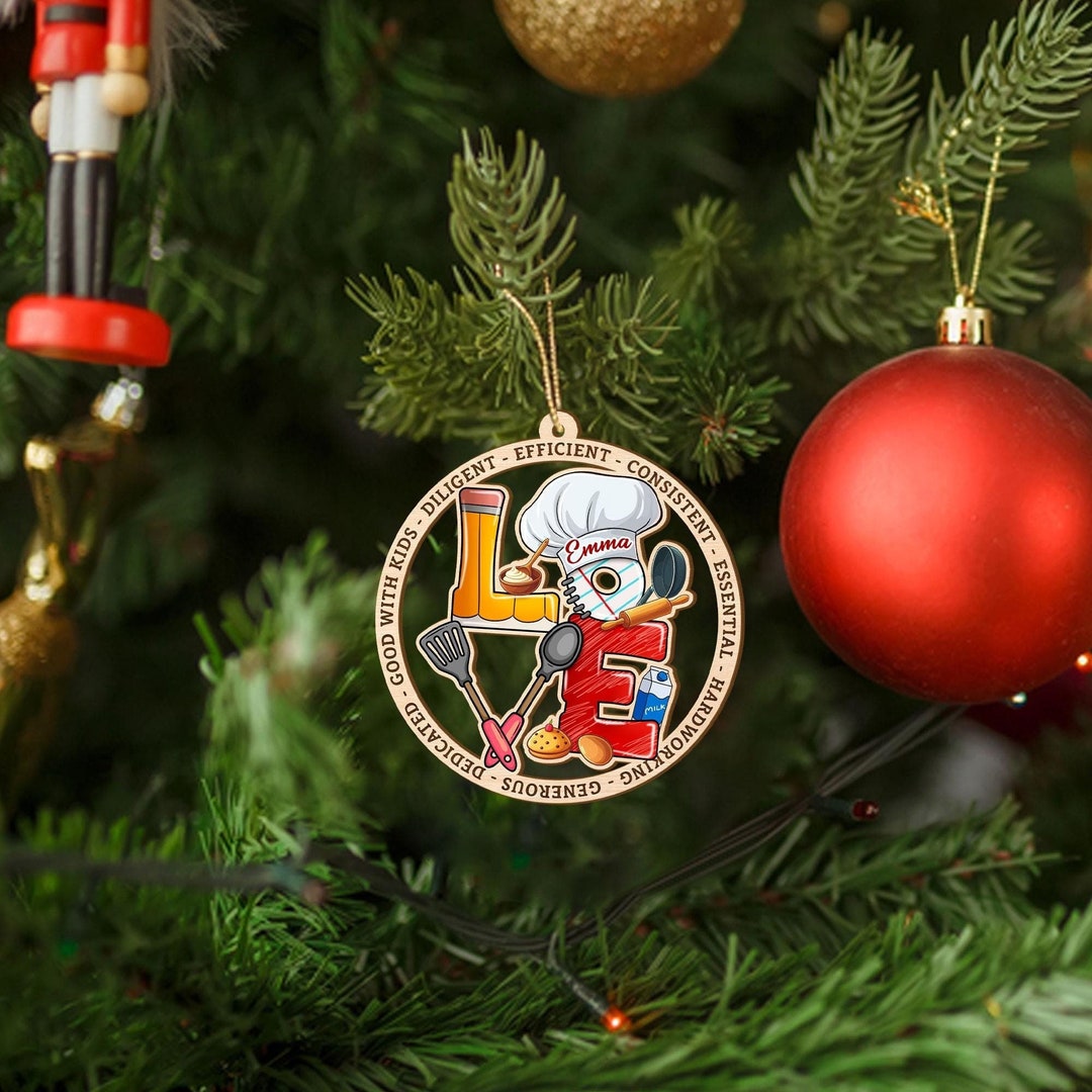 Custom Lunch Lady Gifts for Women, School Lunch Lady Christmas ...