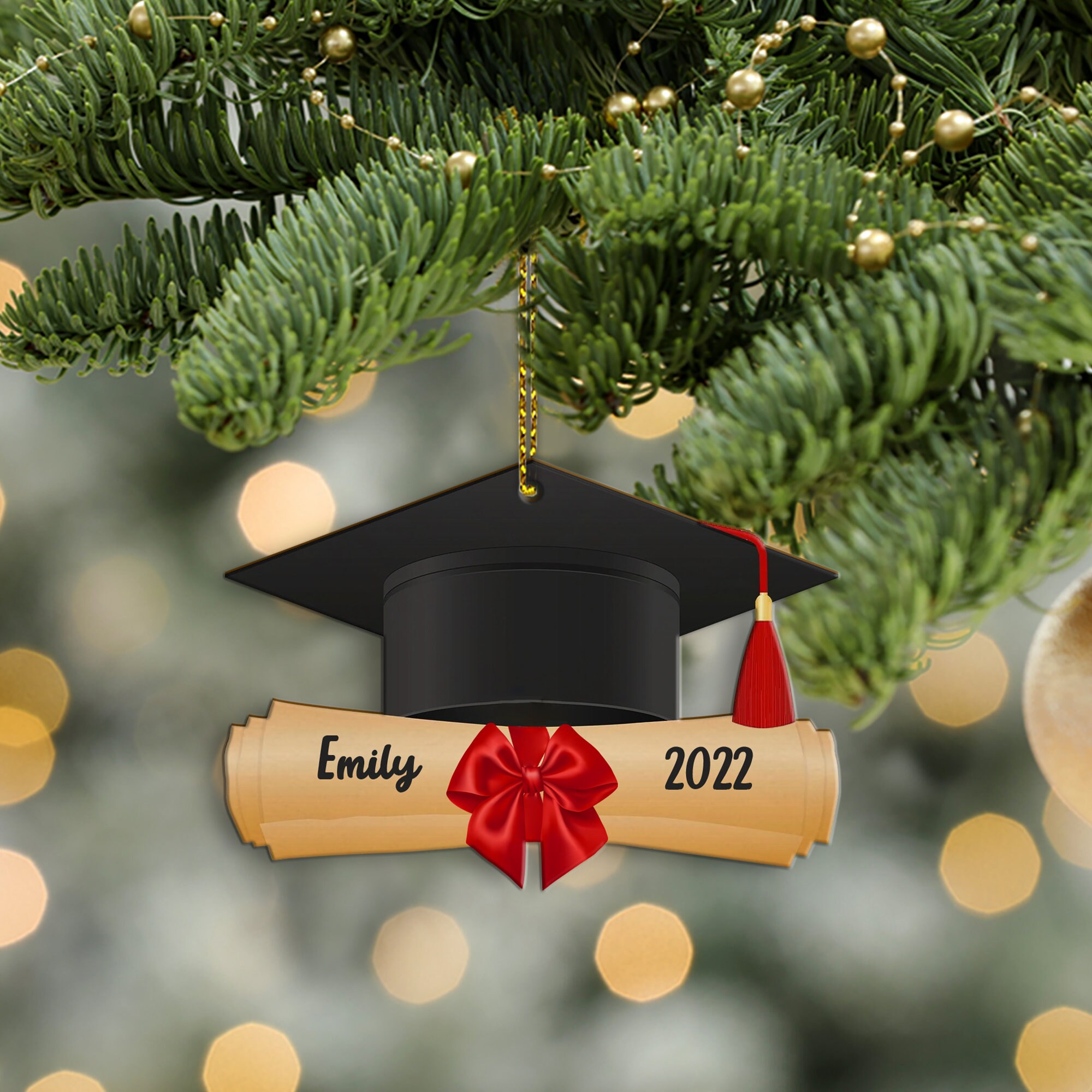 Personalized Graduation Christmas Ornaments Class of 2021 - Etsy