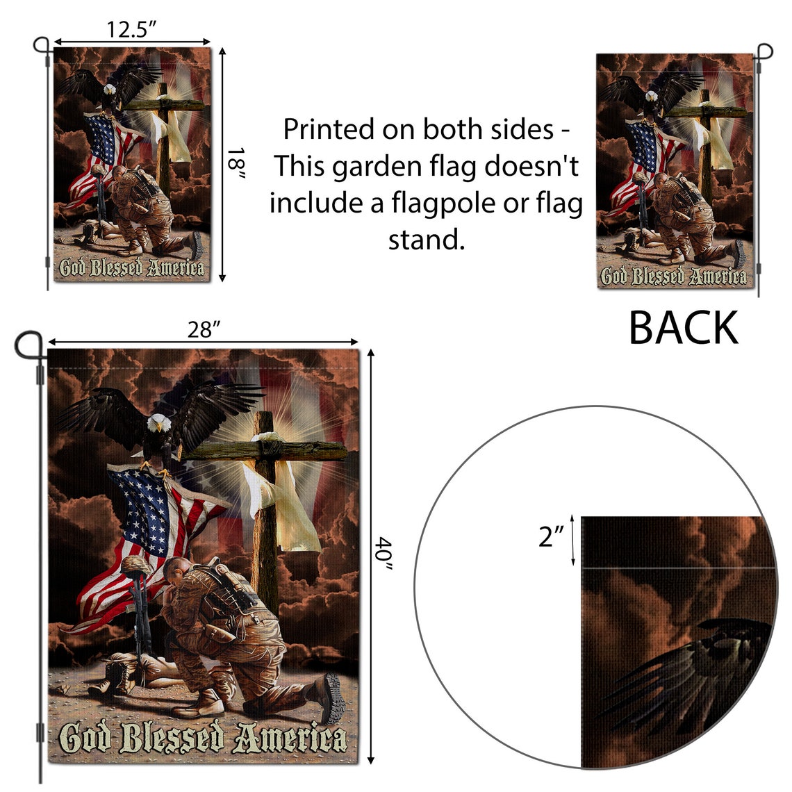 United States Army Veteran Flag God Blessed American - Etsy