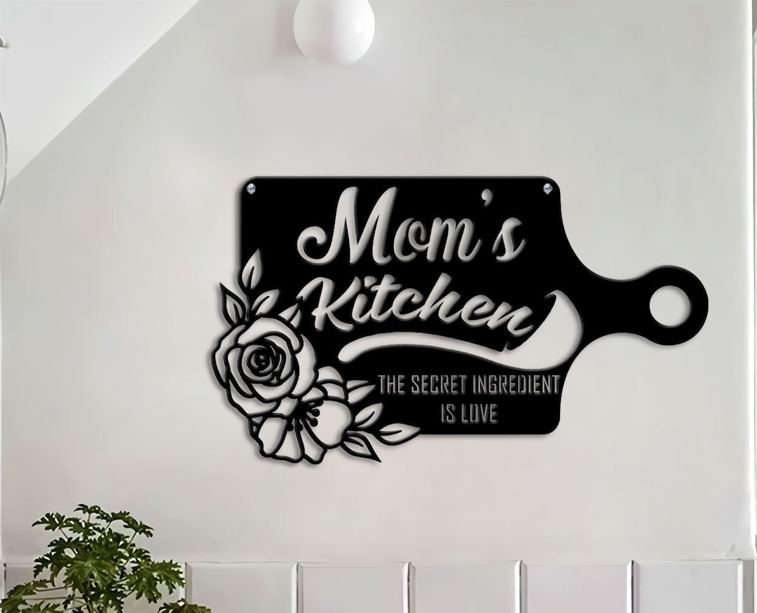 Personalized Home Kitchen Cut Metal Sign Ready to Hang - the Secret ...