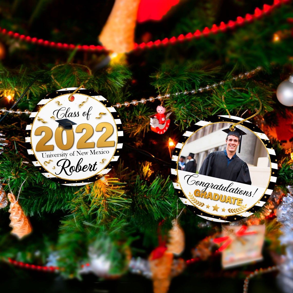 Personalized Graduation 2022 Christmas Ornament Class Of Etsy