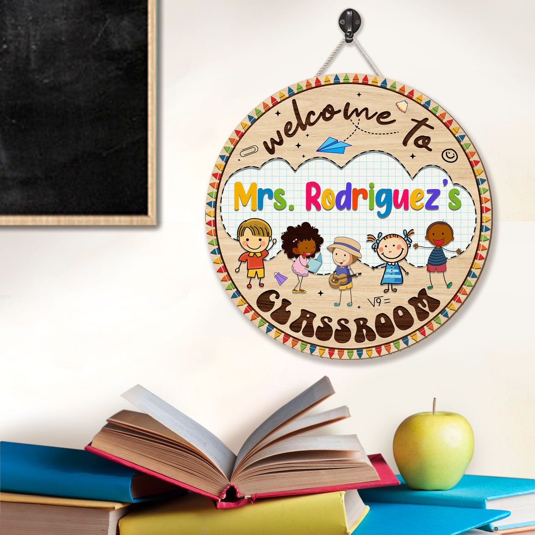 Teacher Appreciation Gifts. Personalized Teacher Signs for Classroom ...