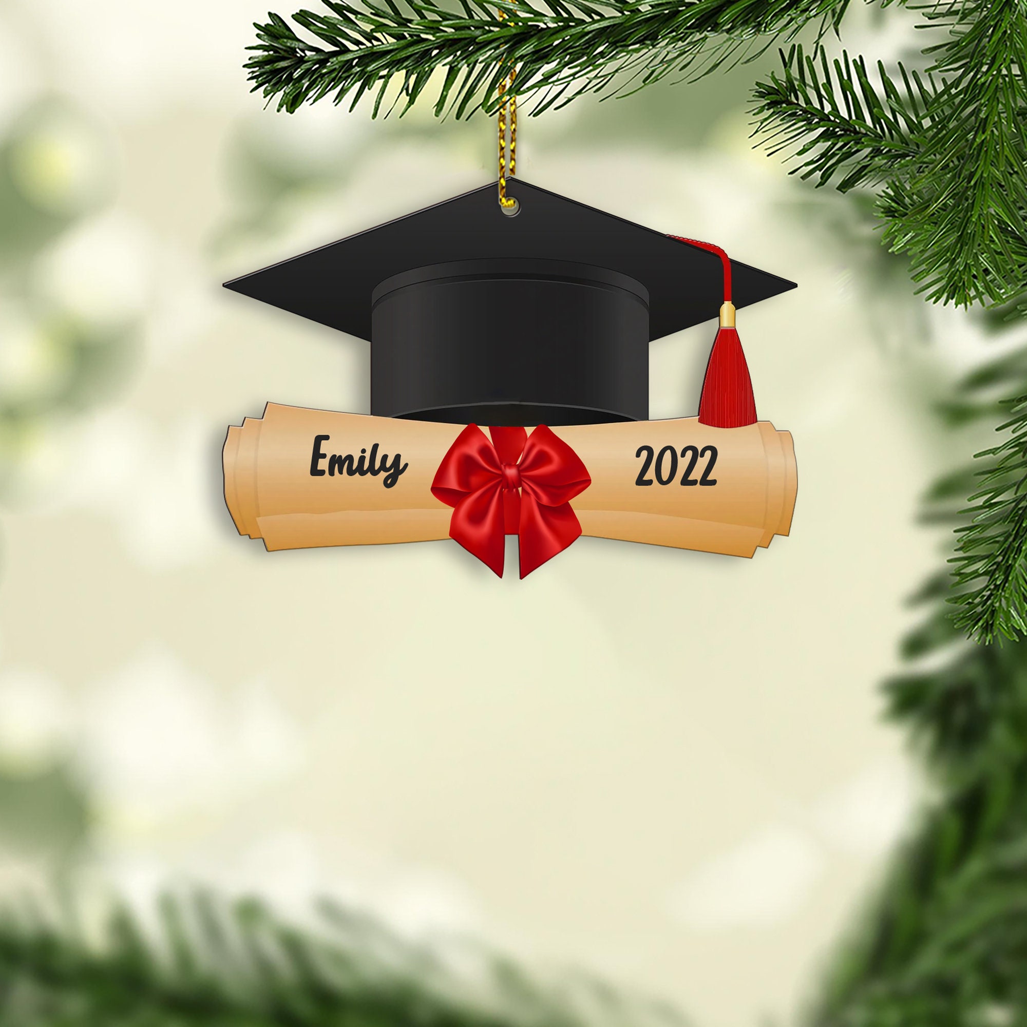 Personalized Graduation Christmas Ornaments Class of 2021 - Etsy