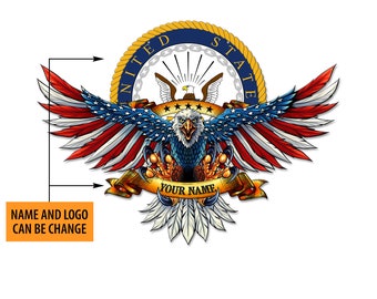 Eagle Name Sign | Etsy