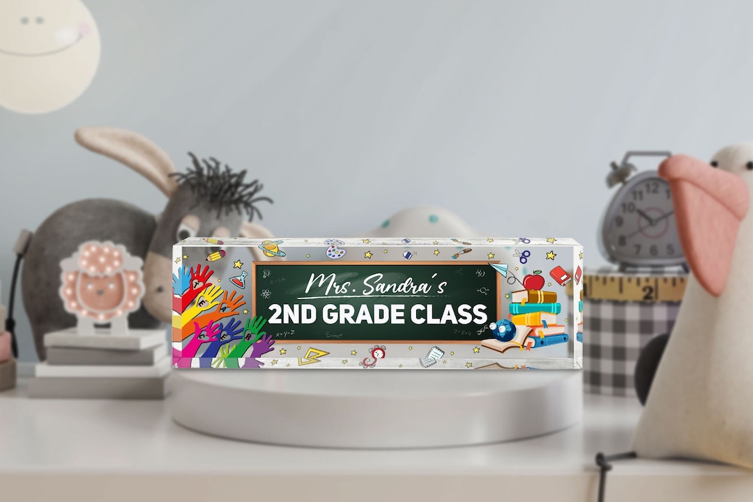 Personalized Teacher Appreciation Gift Acrylic Rectangle Plaque ...