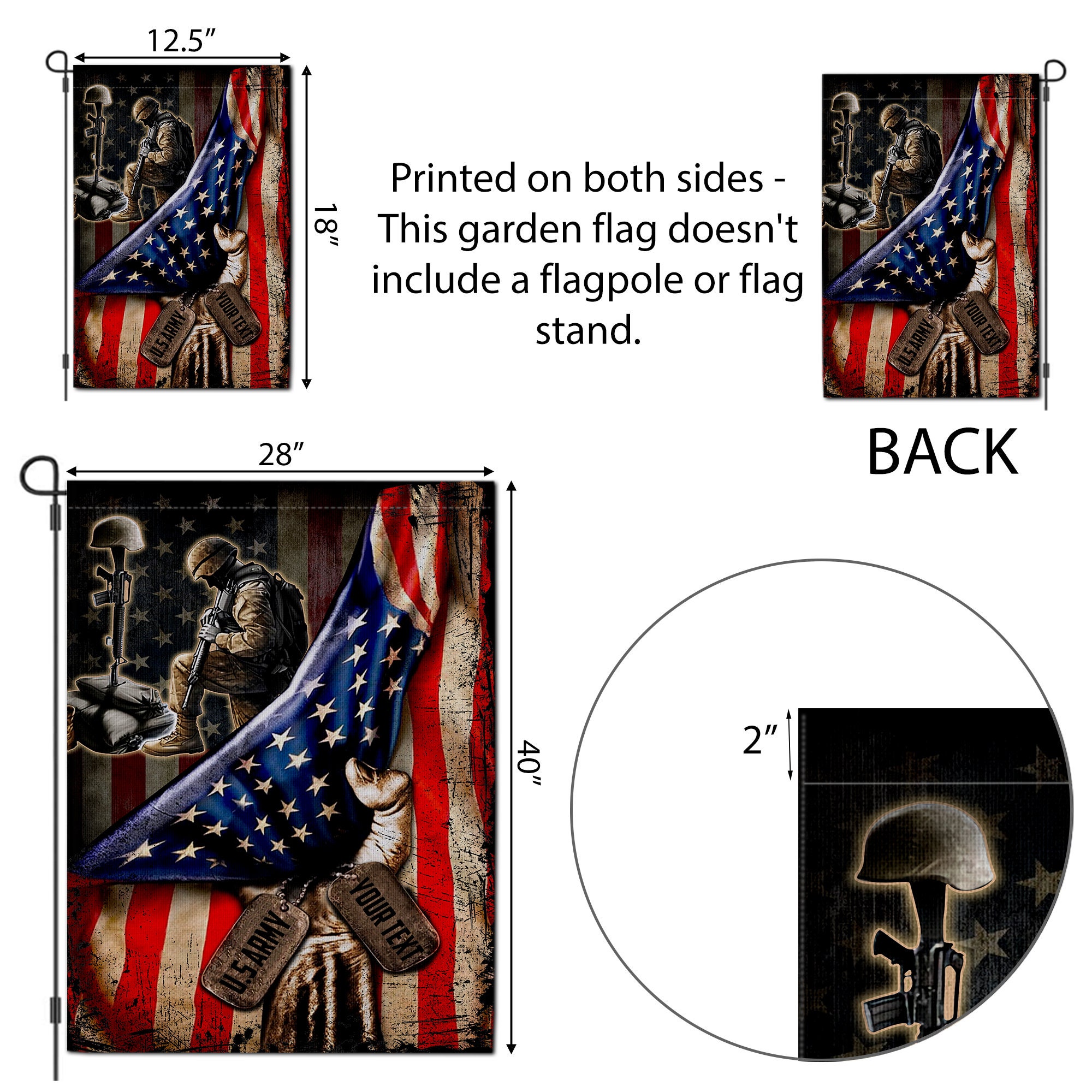 Personalized United States Army Flag American Flags Custom - Etsy