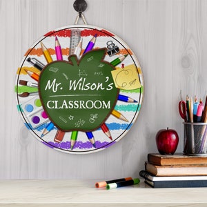 Personalized Classroom Door Sign. Teacher Door Signs. Teacher Gifts ...