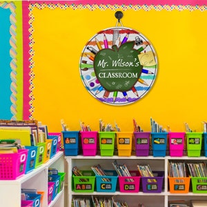 Personalized Classroom Door Sign. Teacher Door Signs. Teacher Gifts ...