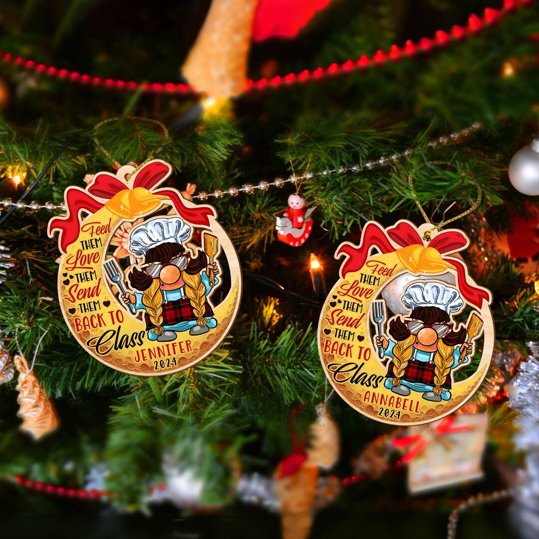 Custom Lunch Lady Gifts for Women, School Lunch Lady Christmas ...