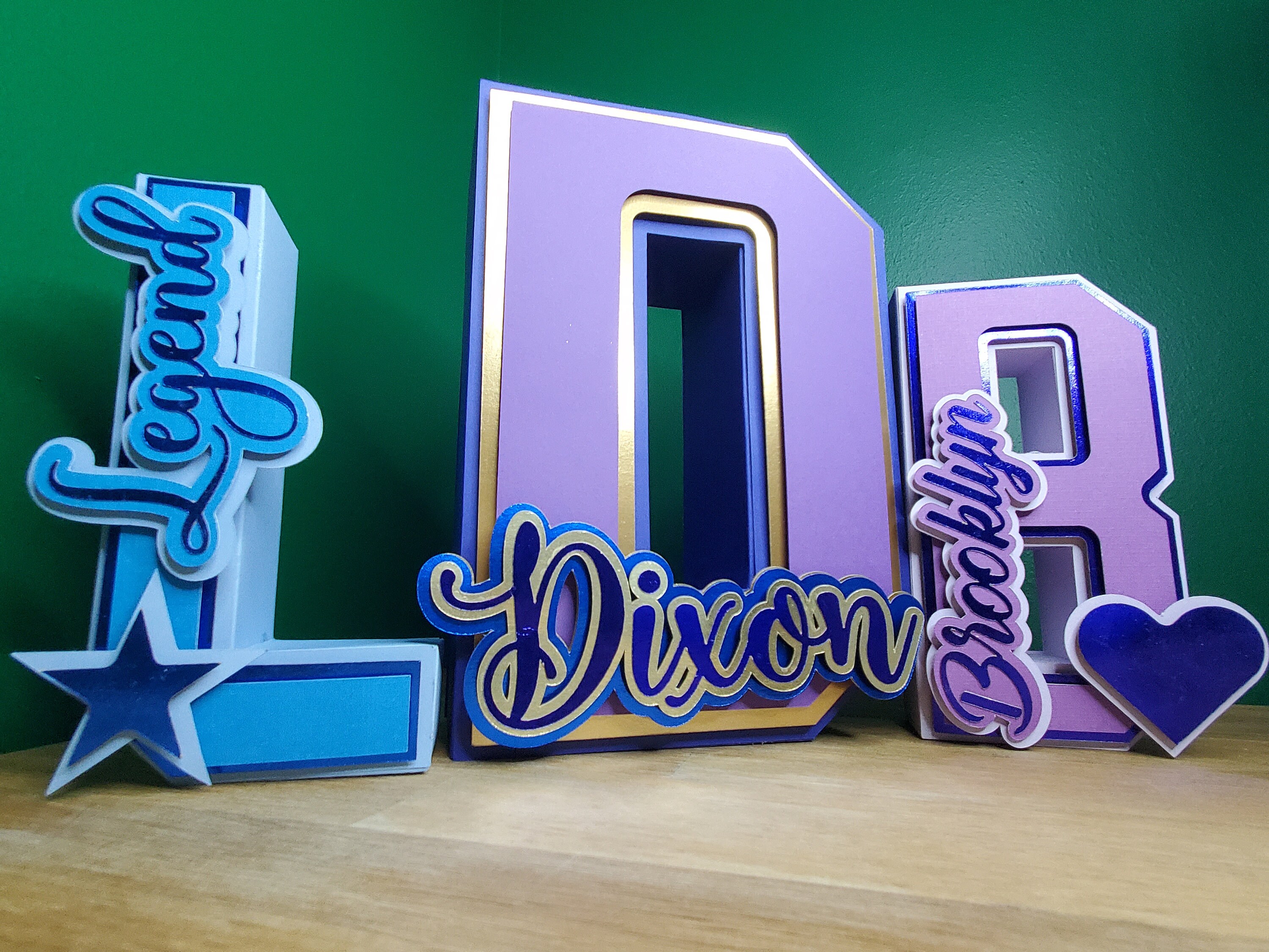 3D Letters and Numbers - Etsy