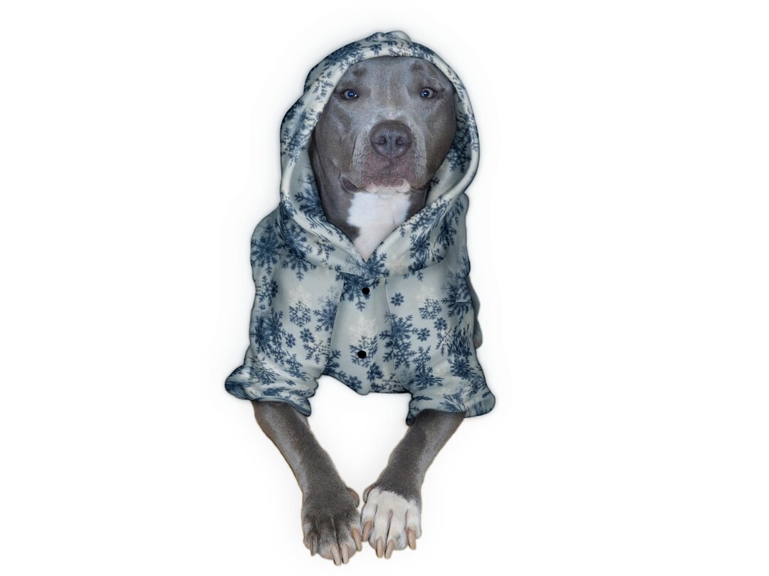 Dog Pajamas Pitbull, Large Dog Clothes, Big Dog Clothes, Fleece Dog ...