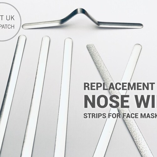 Nose Wire UK Replacement Face Mask Nose Bridge Wires UK - Etsy UK