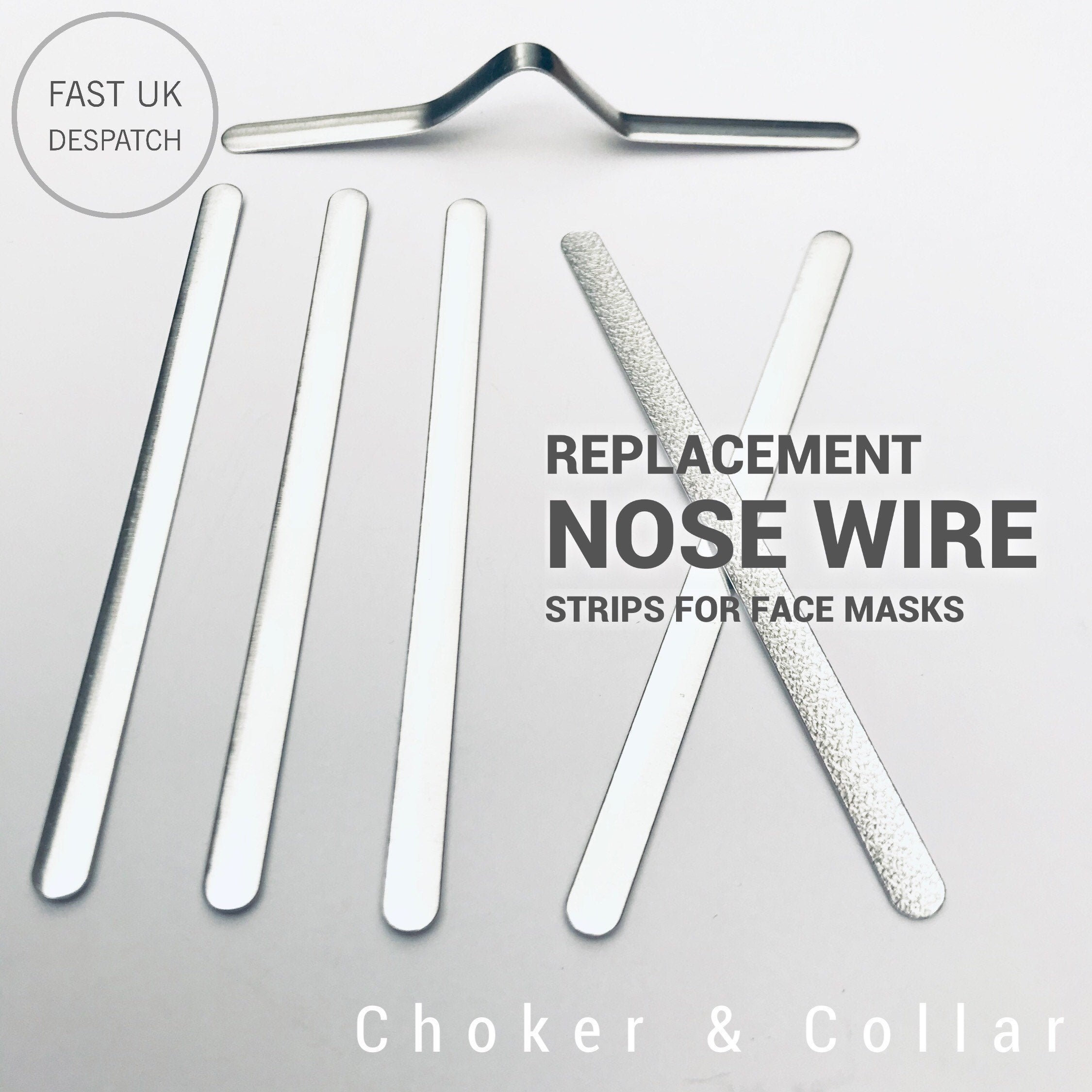 Nose Wire UK Replacement Face Mask Nose Bridge Wires UK - Etsy UK