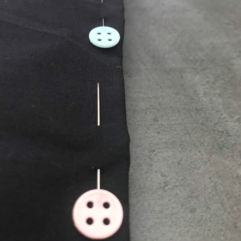 Sewing Pins | Flat Button Head Pins Assorted Colours | Cute Pins for ...