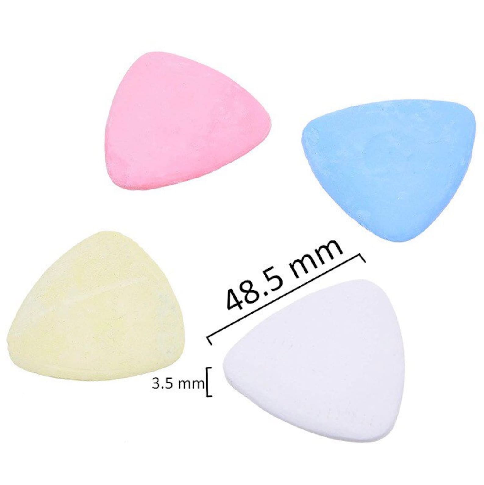 Tailors Chalk Pack of 4 Sewing Accessories Triangular - Etsy UK