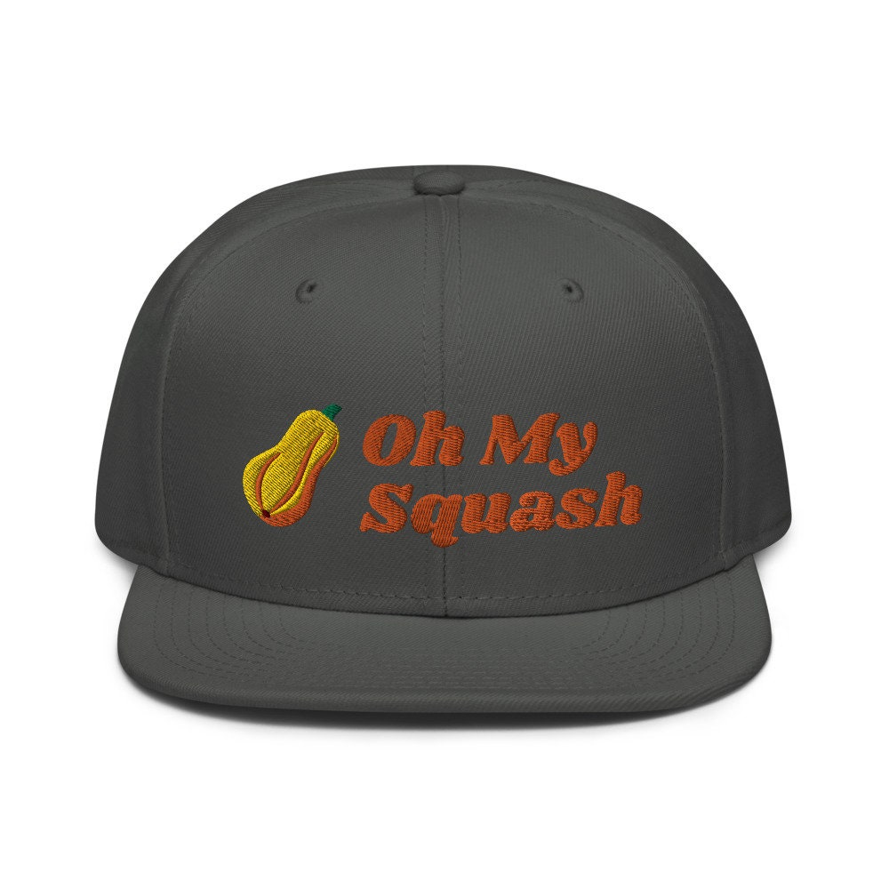 Oh My Squash - Snapback Hat (embroidery) - Etsy