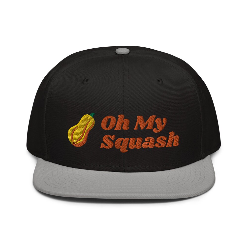 Oh My Squash - Snapback Hat (embroidery) - Etsy