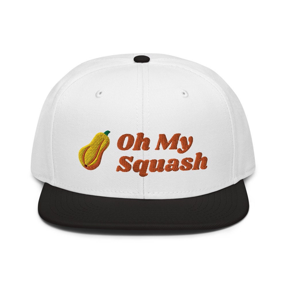 Oh My Squash Snapback Hat embroidery - Etsy
