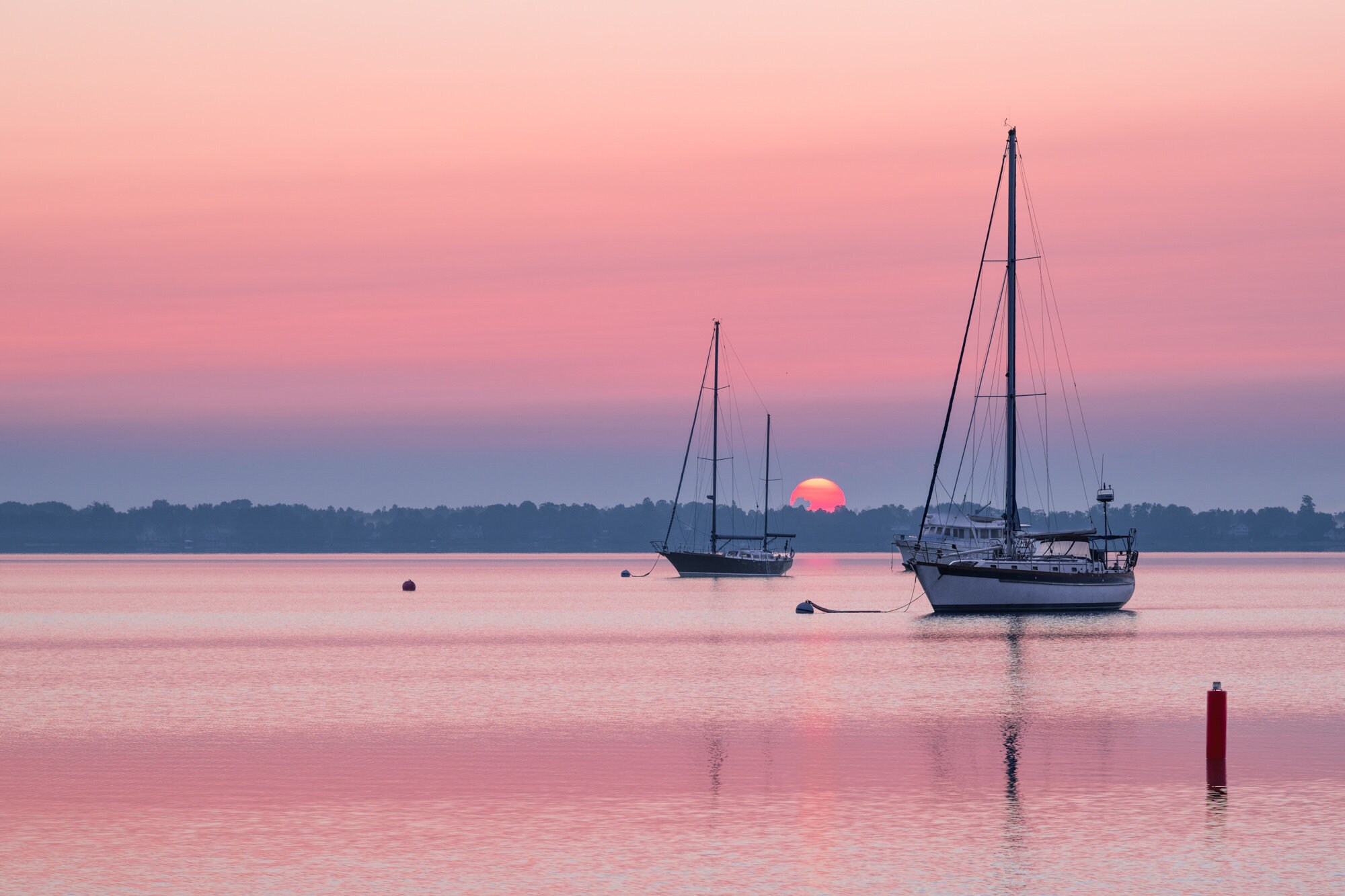 Grand Traverse Bay Sunrise, Michigan Photography, Northport Marina Fine ...